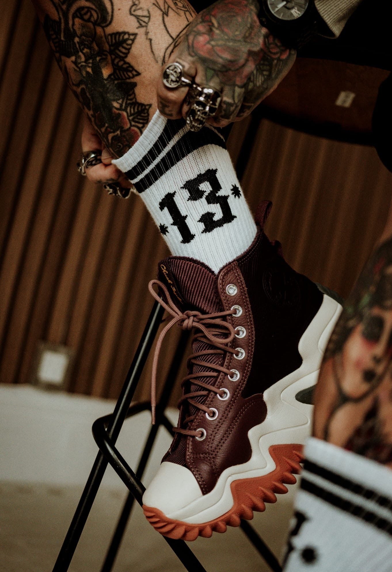 13 Socks White | Badass Socks | Twisted Generation